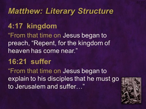 Video 1 - Literary Structure of Matthew