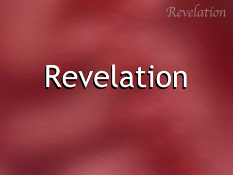 Video 1 - Introduction to Revelation Part 1