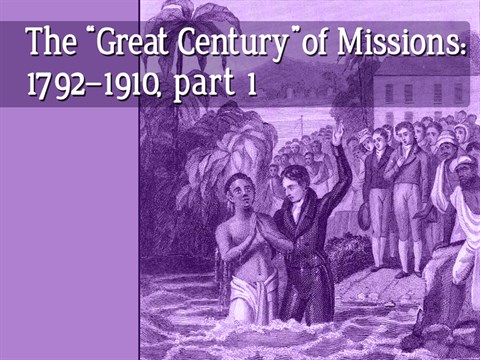 WM101V2 Unit 3 - The History of Missions
